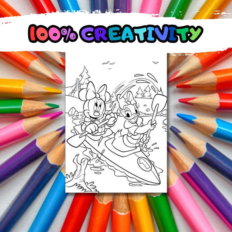 100 CARTOON MIX Coloring Pages /printable Coloring/birthday Coloring ...