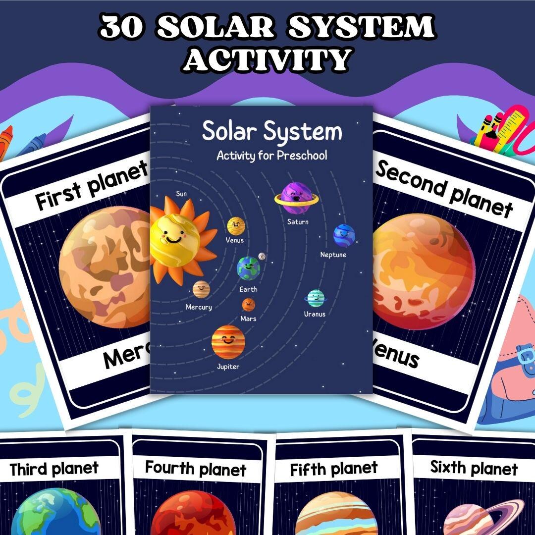 Solar System Busy Book Outer Space Learningplanet Activities Birthday ...