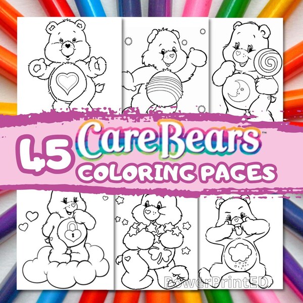 Care Bear Book Cover - Etsy