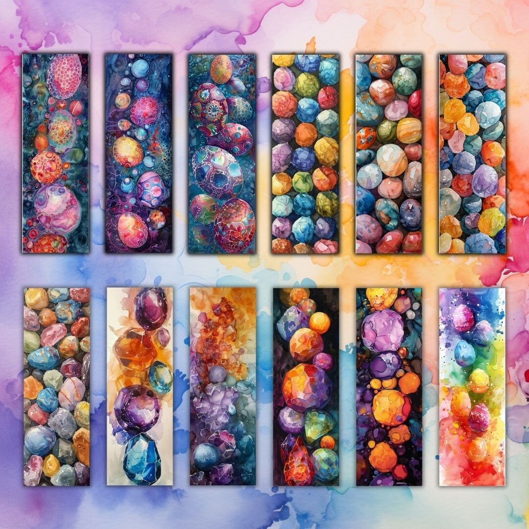 50 EASTERN EGG Printable Bookmarks/ Eastern Bookmarks/design Bookmarks ...