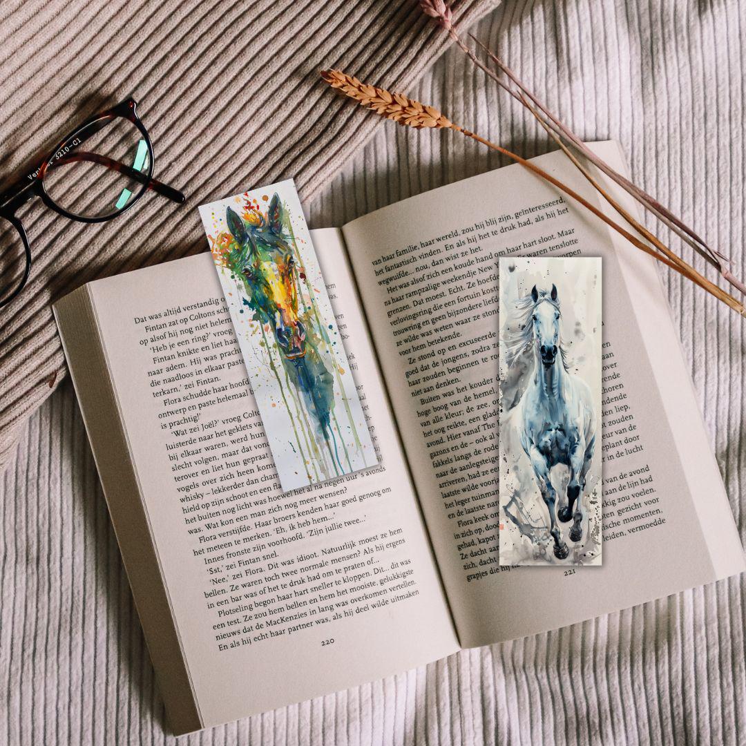 50 HORSES Printable Bookmarks/ Digital Bookmark/design Bookmarks ...