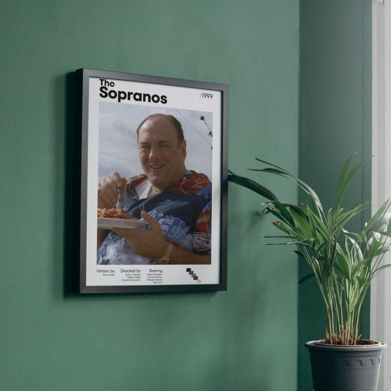 The Sopranos BUNDLE Movie Poster ,tony Soprano Poster Printed, Tv ...
