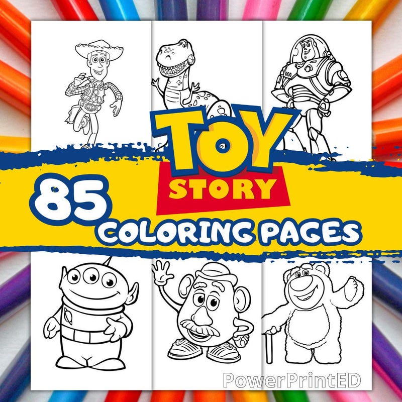 Toy Story Sheet Paper - Etsy UK