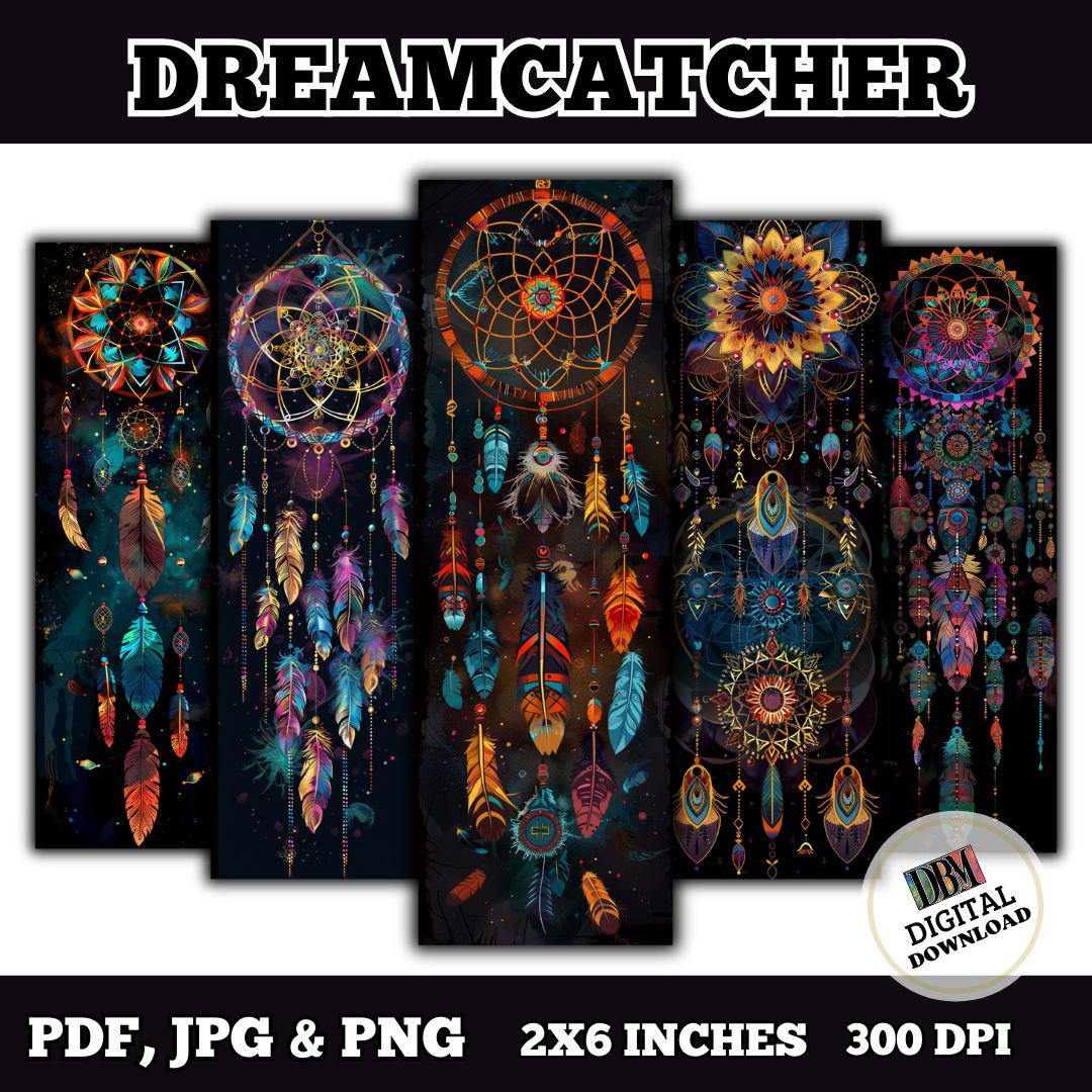 50 DREAMCATCHER Printable Bookmarks/ Digital Bookmark/ Design Bookmarks ...