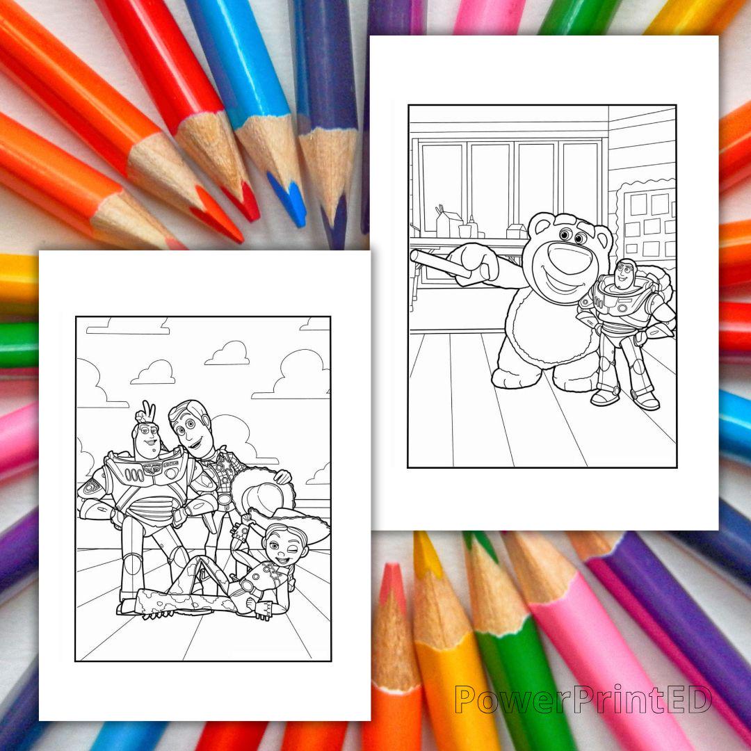 85 Toy Story Coloring Pages /birthday Coloring / Kid Coloring Pages ...