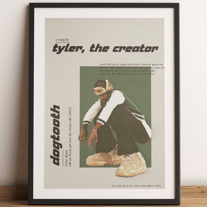 Tyler the Creator Poster - Etsy UK