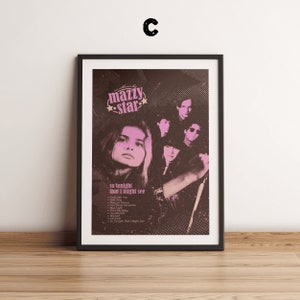 Mazzy Star Poster Prints Mazzy Star Posters Mazzy Star Merch Fade Into ...