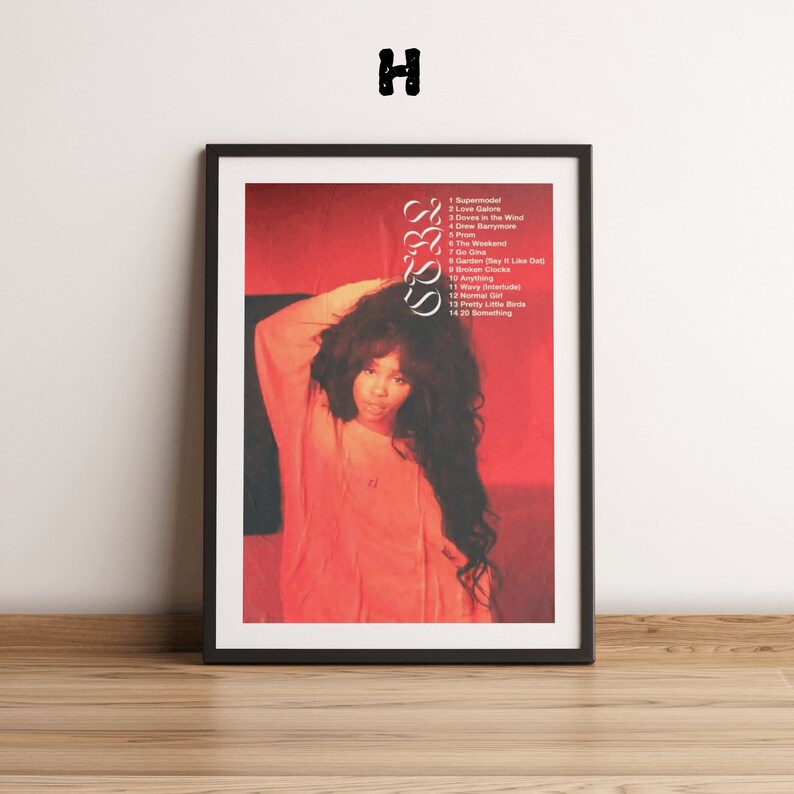 Sza Poster Prints Sza Posters Sza Merch Sza Ctrl Sza Sos Classic Retro ...