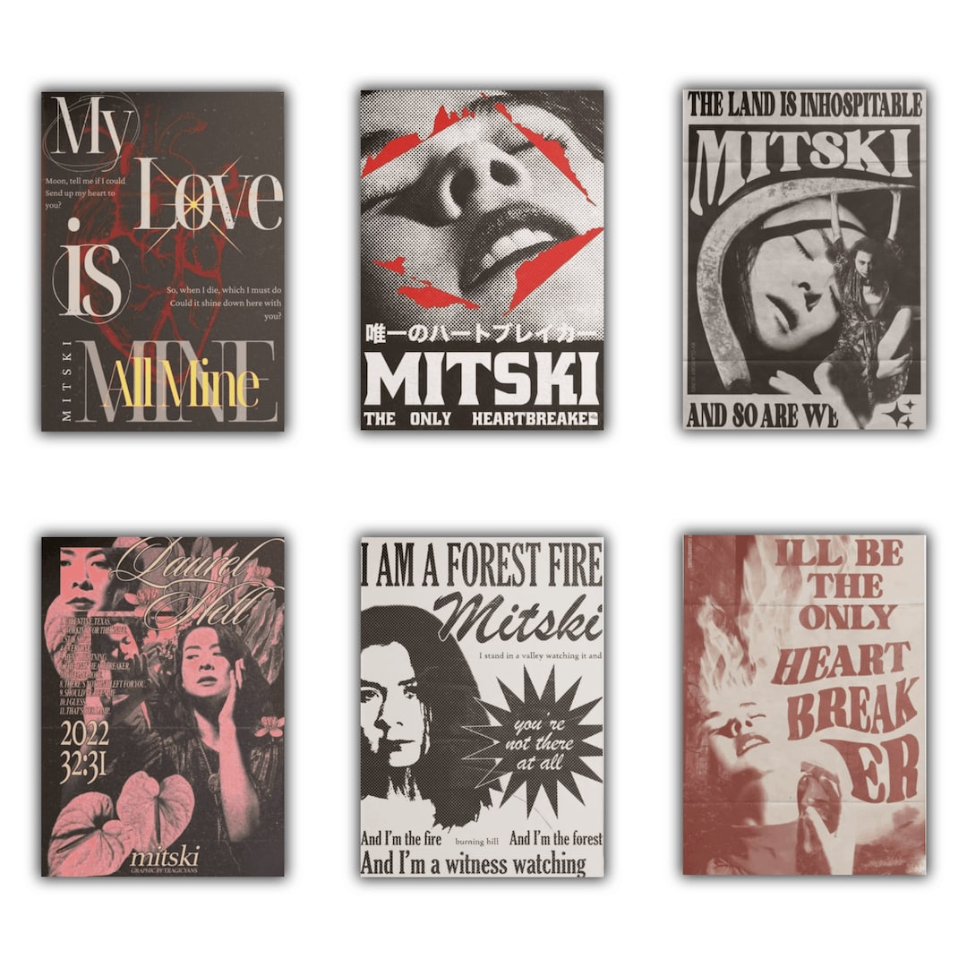 Mitski Poster Prints Mitski Posters Mitski Merch My Love is Mine All ...
