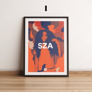 Sza Poster Prints Sza Posters Sza Merch Sza Ctrl Sza Sos Classic Retro ...