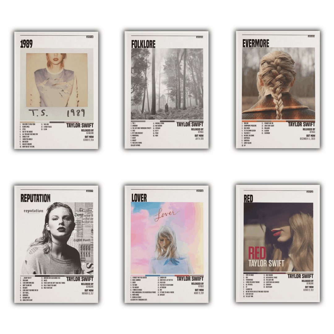 Taylor Swift Poster Prints Taylor Swift Posters Taylor Swift Merch 1989 ...