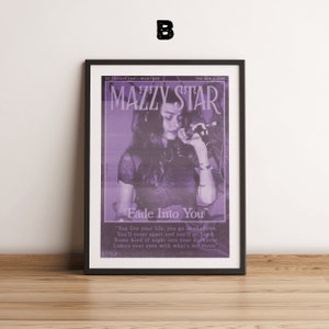 Mazzy Star Poster Prints Mazzy Star Posters Mazzy Star Merch Fade Into ...