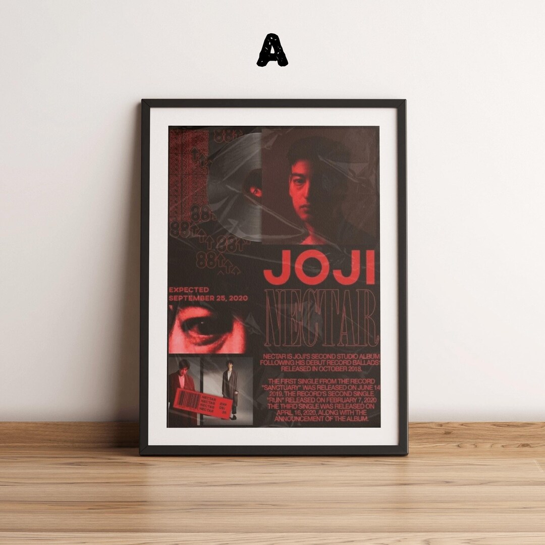 Joji Poster Prints Joji Nectar Posters Joji Merch Joji Poster ...