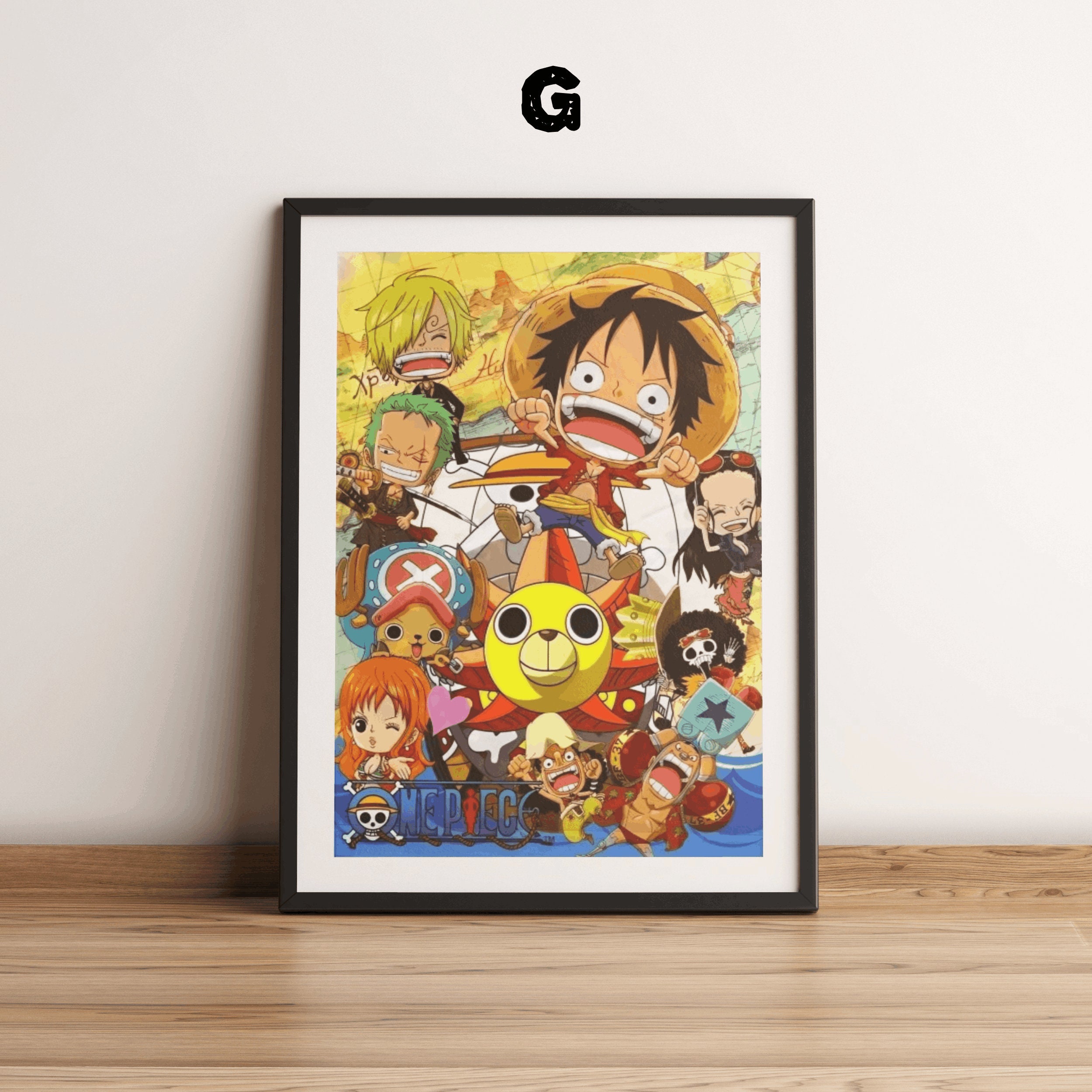 One Piece Anime Poster One Piece Anime Prints One Piece Stickers ...