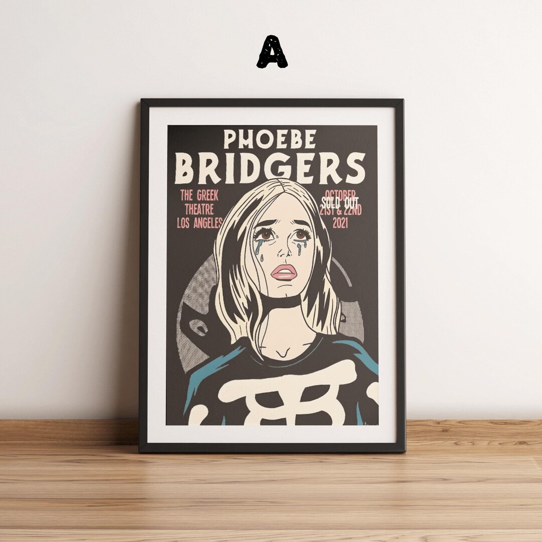 Phoebe Bridgers Poster Prints Phoebe Bridgers Posters Phoebe Bridgers ...