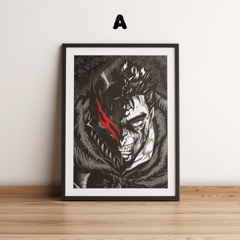 Berserk Poster Prints Berserk Anime Posters Berserk Merch Classic Retro ...