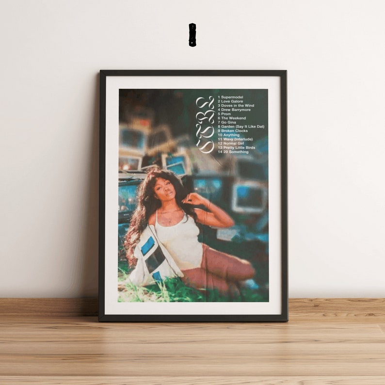 Sza Poster Prints Sza Posters Sza Merch Sza Ctrl Sza Sos Classic Retro ...