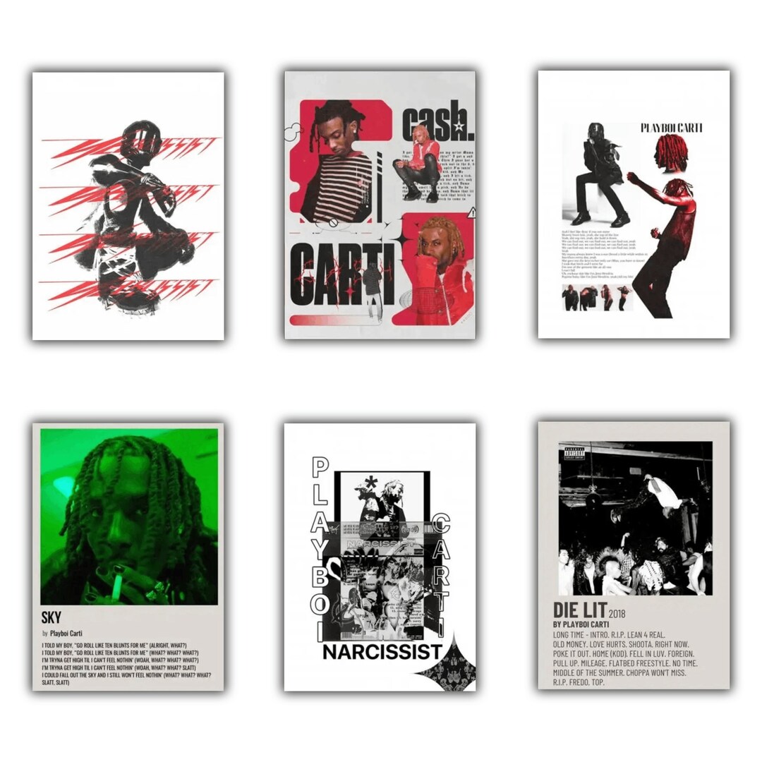 Playboi Carti Poster Prints Playboi Carti Posters Playboi Carti Merch ...