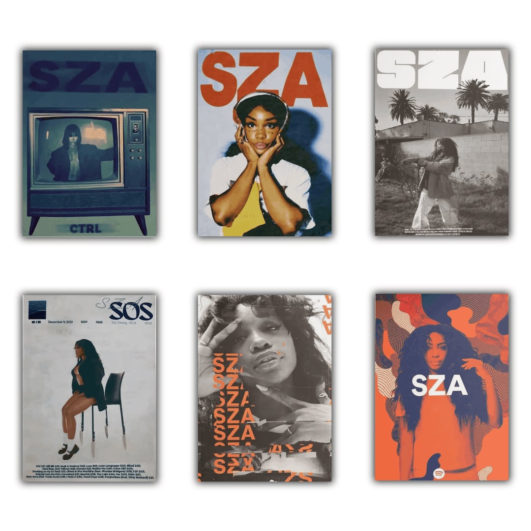 Sza Poster Prints Sza Posters Sza Merch Sza Ctrl Sza Sos Classic Retro ...