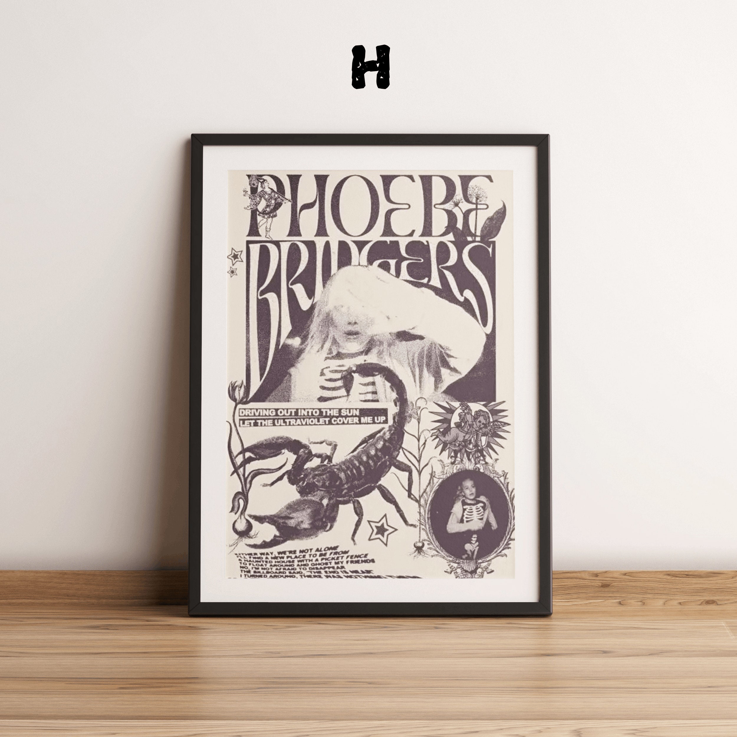Phoebe Bridgers Poster Prints Phoebe Bridgers Posters Phoebe Bridgers ...