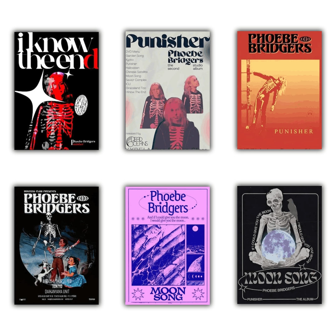 Phoebe Bridgers Poster Prints Phoebe Bridgers Posters Phoebe Bridgers ...