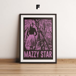 Mazzy Star Poster Prints Mazzy Star Posters Mazzy Star Merch Fade Into ...