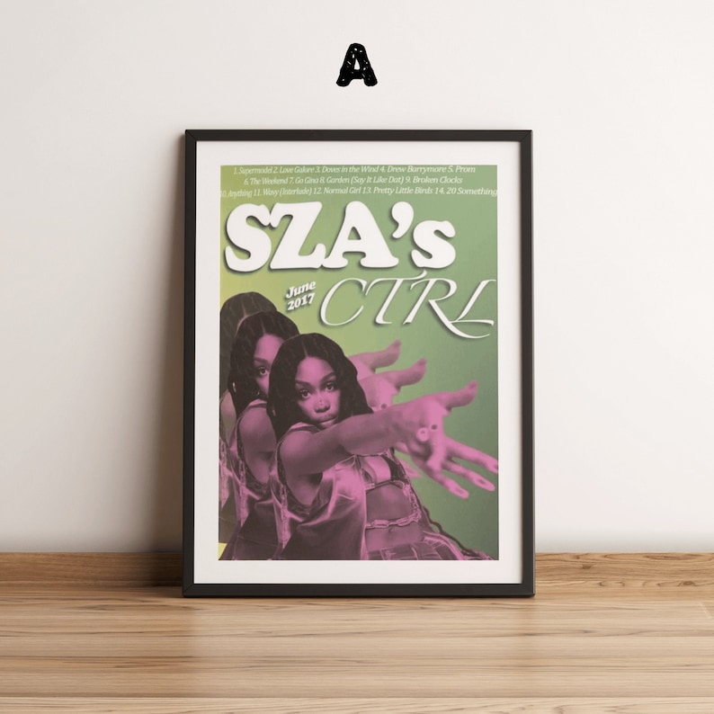 Sza Poster Prints Sza Posters Sza Merch Sza Ctrl Sza Sos Classic Retro ...
