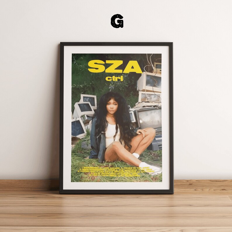 Sza Poster Prints Sza Posters Sza Merch Sza Ctrl Sza Sos Classic Retro ...