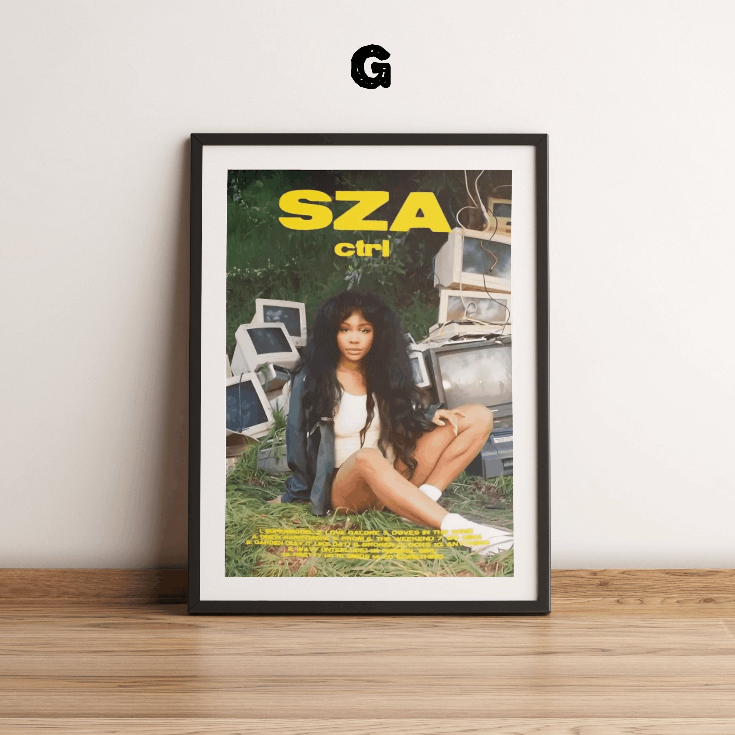 Sza Poster Prints Sza Posters Sza Merch Sza Ctrl Sza Sos Classic Retro ...