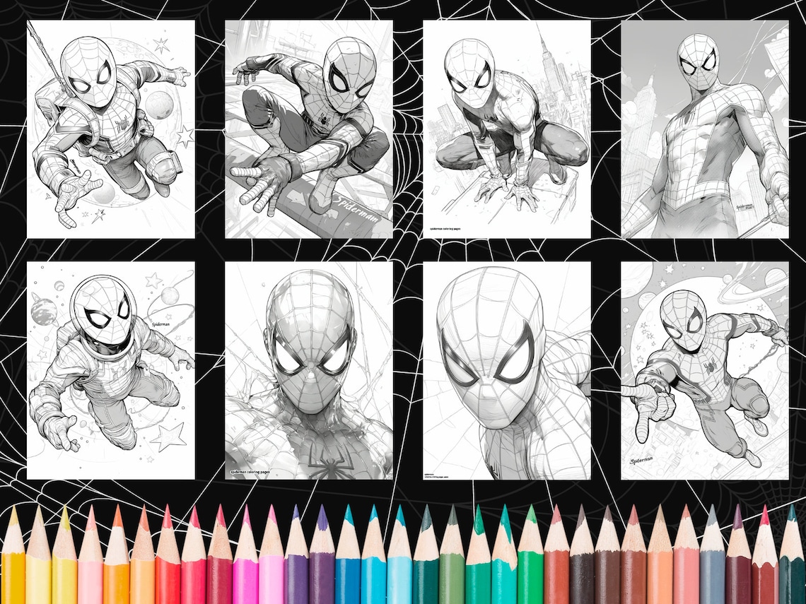 Spiderman Coloring Pages, Kids Activities, Spiderman Printable Coloring ...