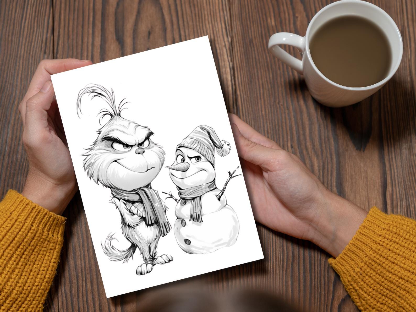 Grinch Coloring Book, How the Grinch Stole Christmas Pages, Holiday ...