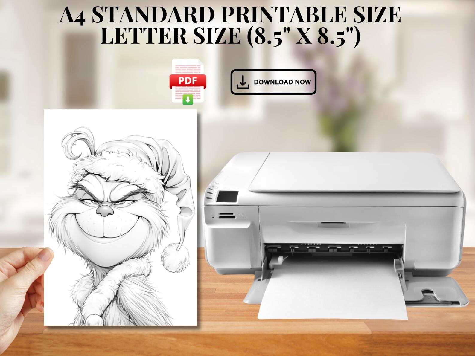 Grinch Coloring Book, How the Grinch Stole Christmas Pages, Holiday ...