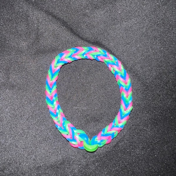 Rainbow Loom Bracelet - Etsy