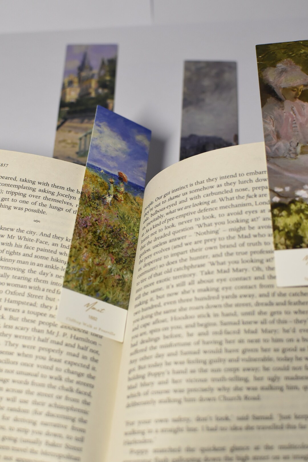 Claude Monet Bookmarks - Etsy