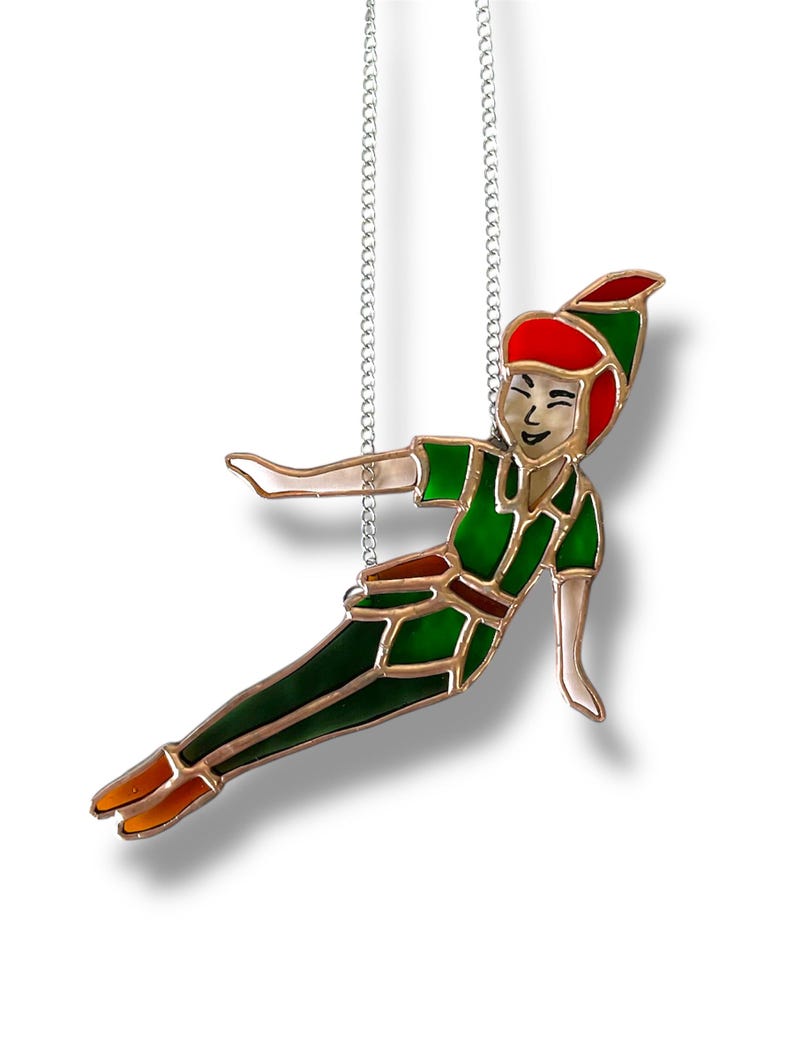 Tinkerbell, Stained Glass Tinkerbell Sun Catcher Window Hanging - Etsy