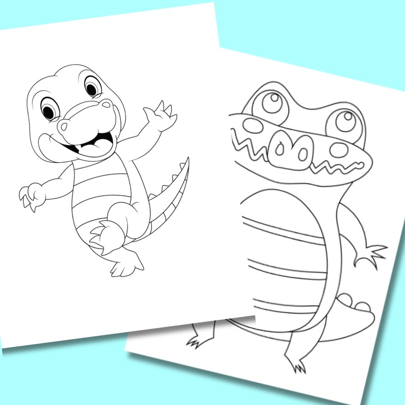 43 Printable Crocodile Coloring Pages for Kids Delightful Sheets for ...