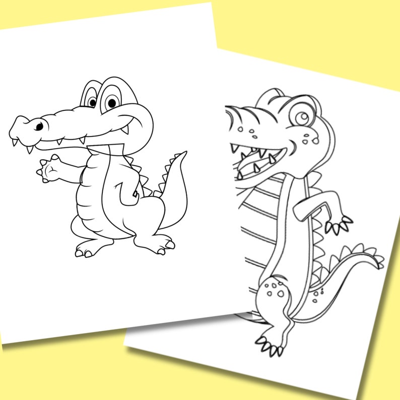 43 Printable Crocodile Coloring Pages for Kids Delightful Sheets for ...