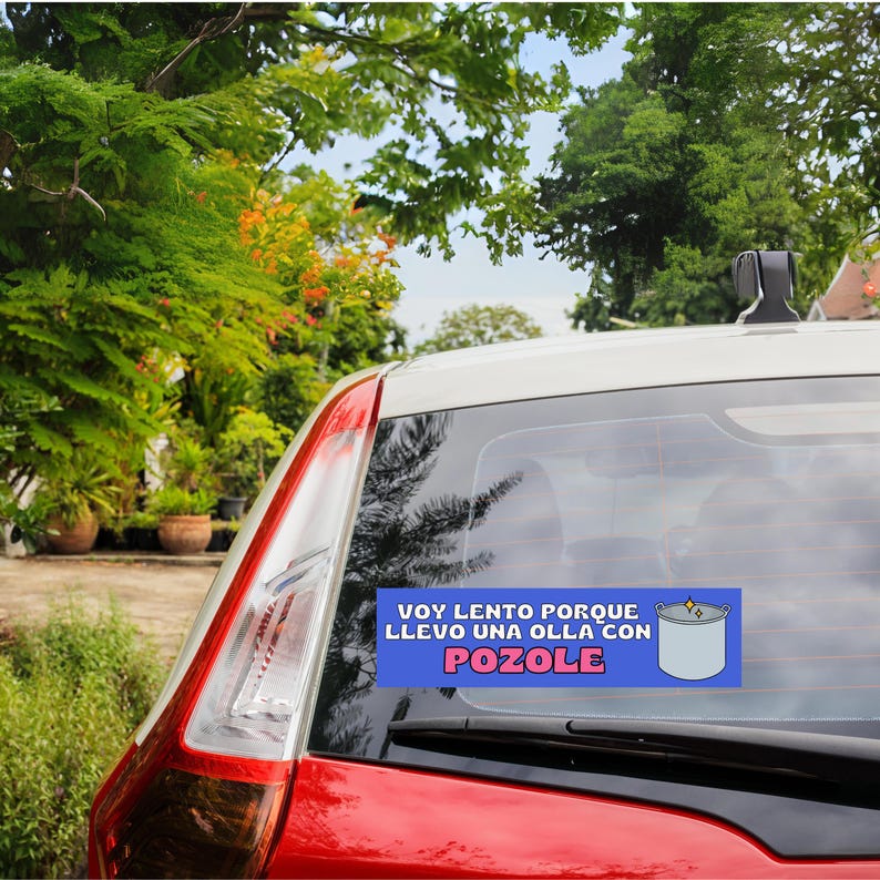 Llevo Pozole - Funny Bumper Sticker - Etsy