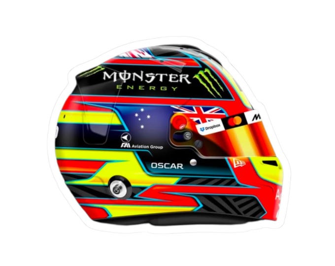 Max Verstappen Formula One Racing 2025 Helmet Sticker - F1 Racing Decal ...