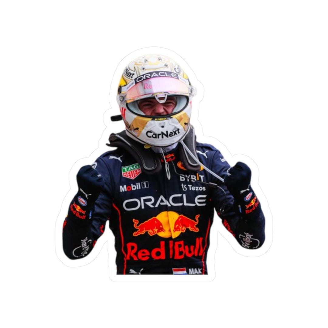 Max Verstappen Red Bull Racing Formula One Sticker, F1 Decal, Racing ...