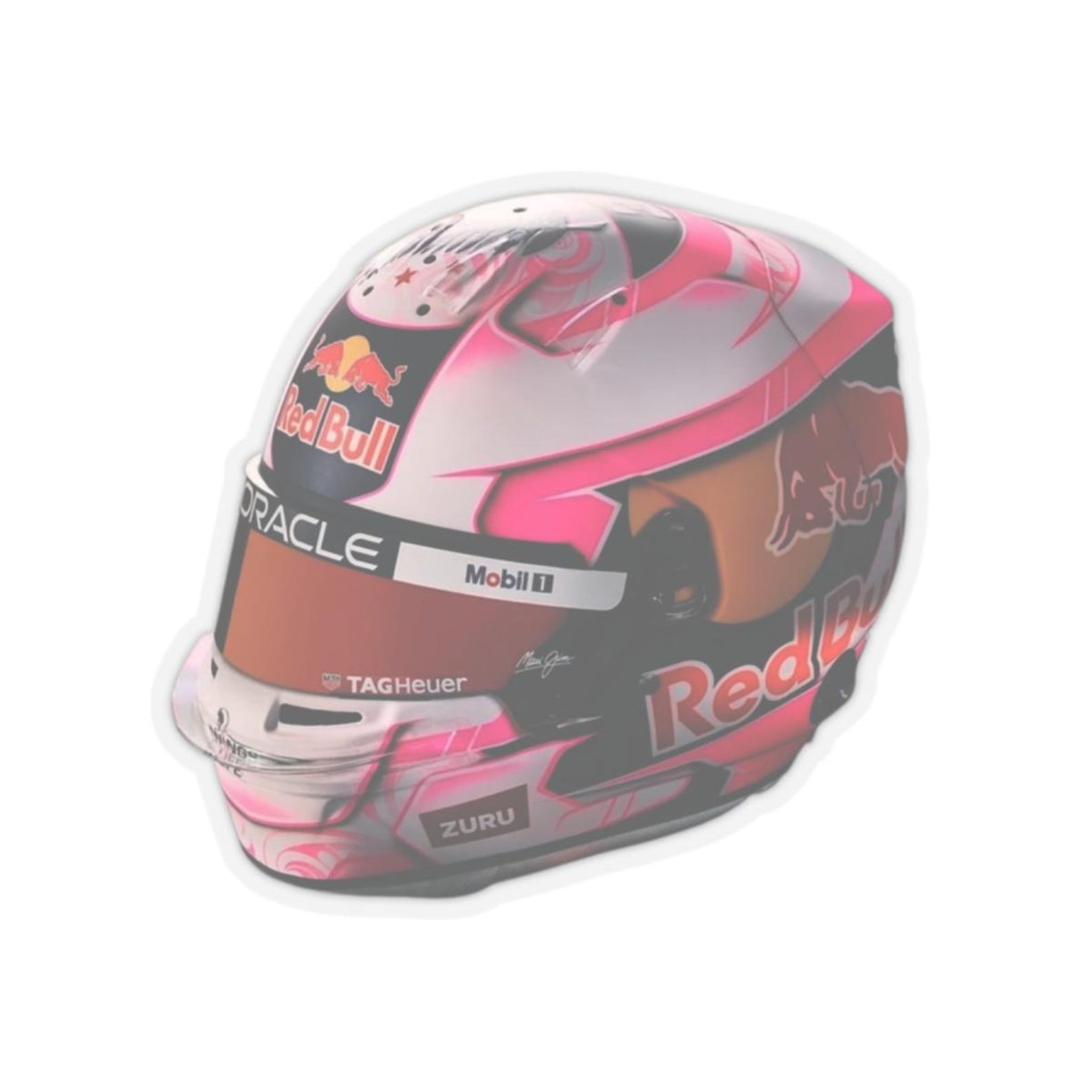 Liam Lawson Red Bull Racing Formula One 2025 Helmet Sticker, F1 Decal ...