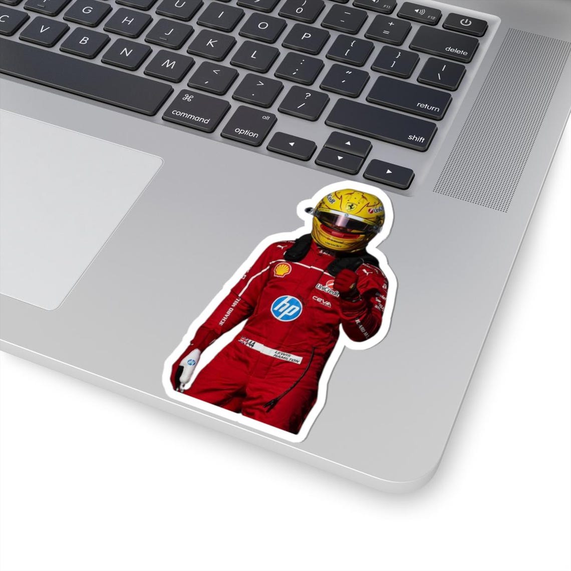 Formula One Racing Lewis Hamilton Ferrari Kiss-cut Stickers, Fans Gift ...