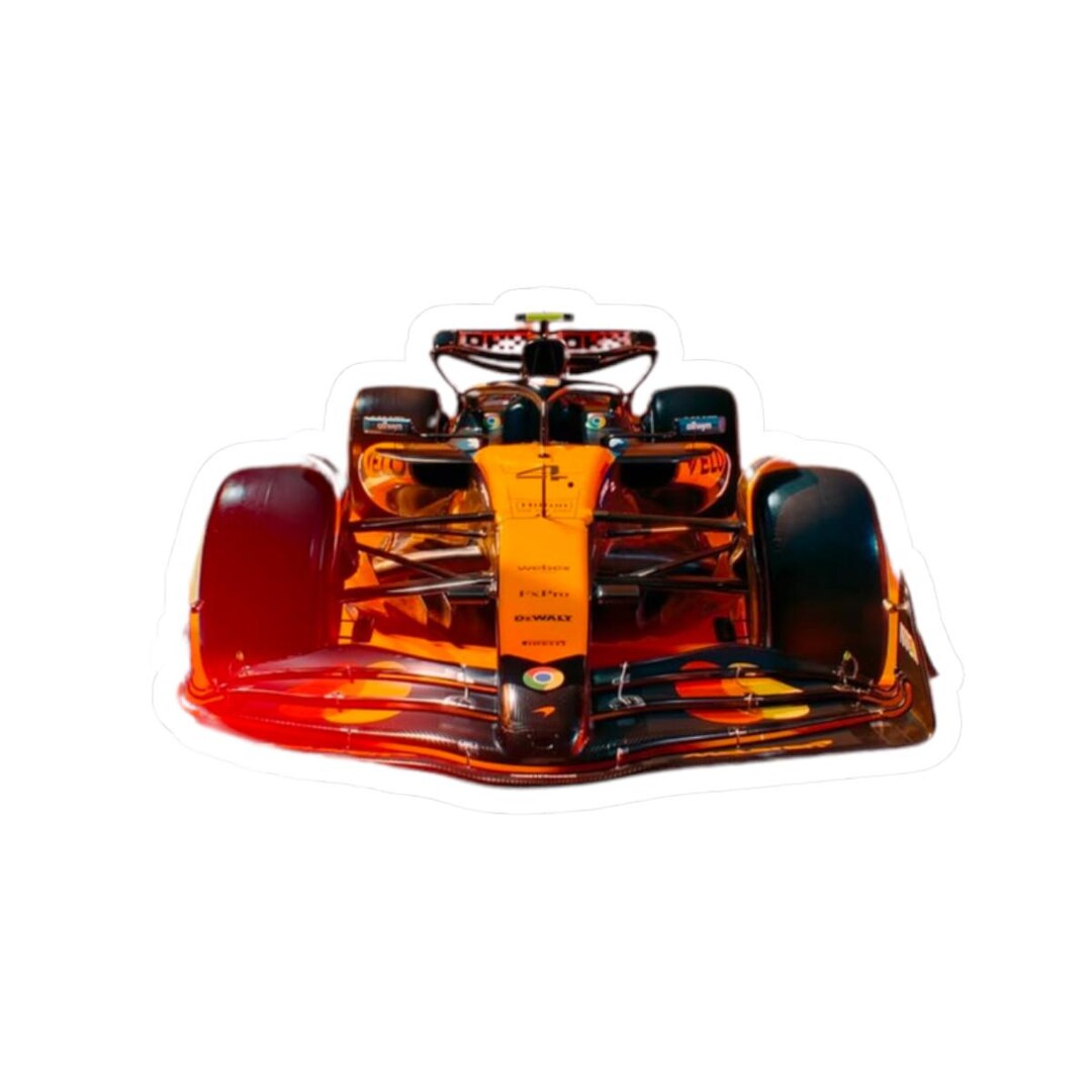 Mclaren Racing Fans Sticker, Lando Norris, Oscar Piastri, Formula One ...