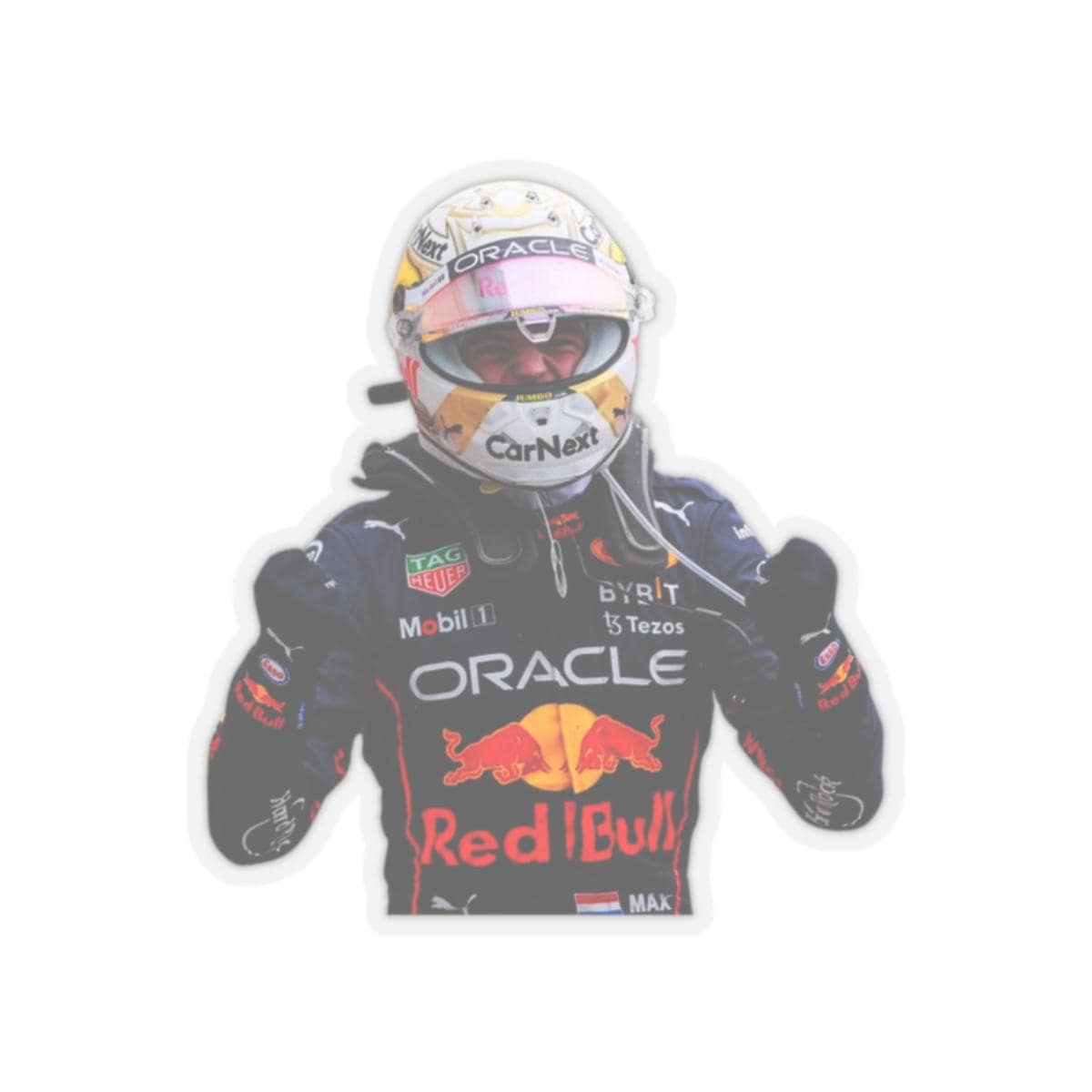 Max Verstappen Red Bull Racing Formula One Sticker, F1 Decal, Racing ...