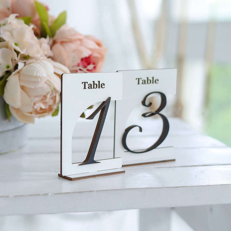 Custom Table Numbers - Etsy