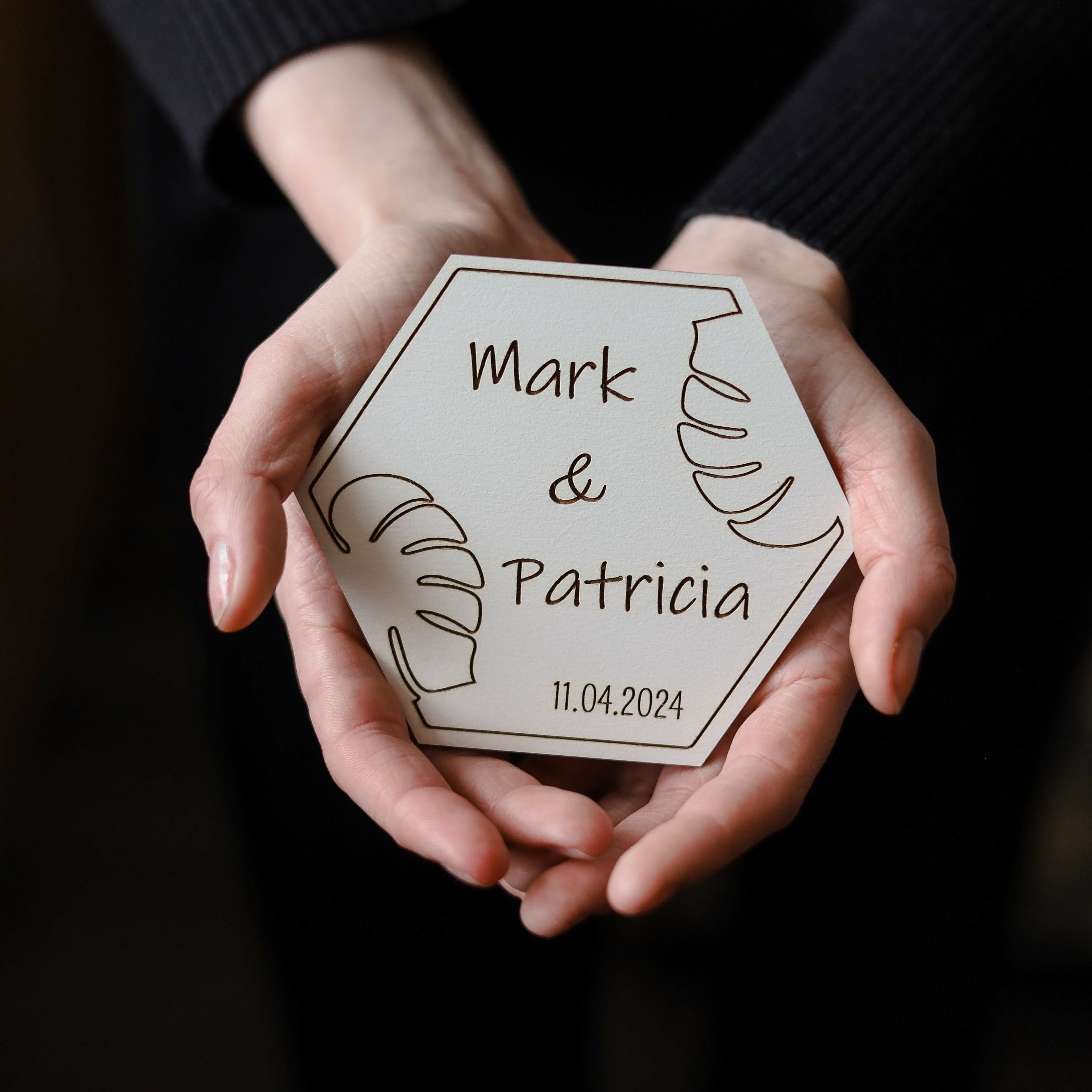 Custom Wedding Coaster Wedding Favors for Guests Wedding Decor Custom ...