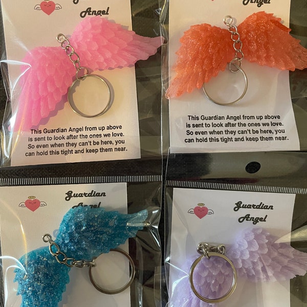 Angel Keyring - Etsy