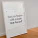 Success Begins With A Single Step Forward Wall Art Print| Home Office ...
