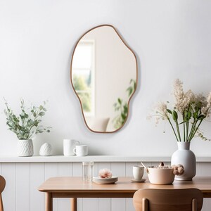 Freeform Mirror Modern Home Mirror Premium MDF Mirror Luxury Wall ...
