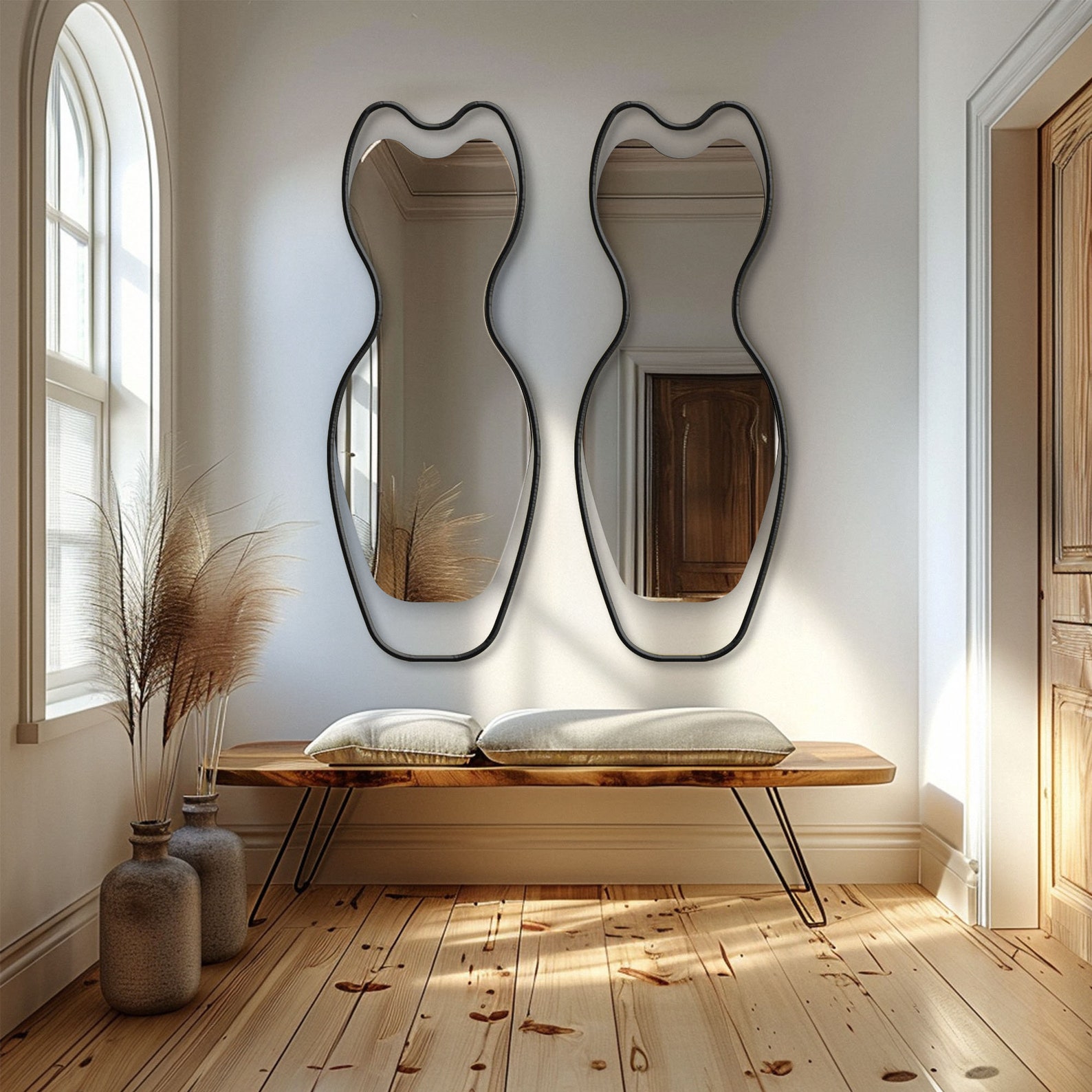 Lady-shaped Mirror | Modern Home Mirror | Premium MDF Mirror | Luxury ...